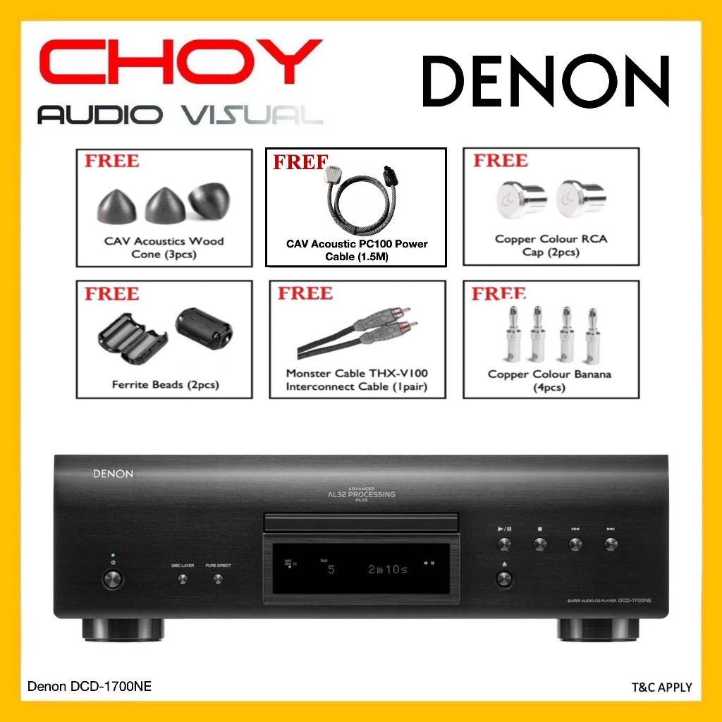 Denon DCD 1700NE CD SACD player Made In Japan | Shopee Malaysia