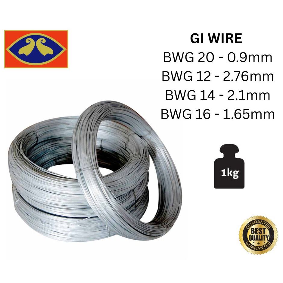 BESI DAWAI / GI WIRE - BWG 20/12/14/16 (1KG) | Shopee Malaysia