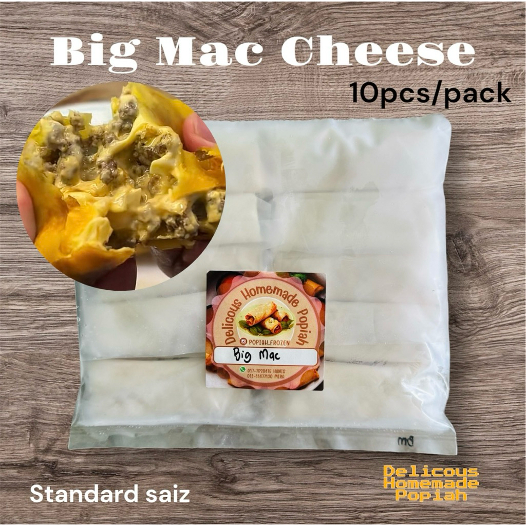 Popia Big Mac Cheese 10pcs Frozen Halal | Shopee Malaysia
