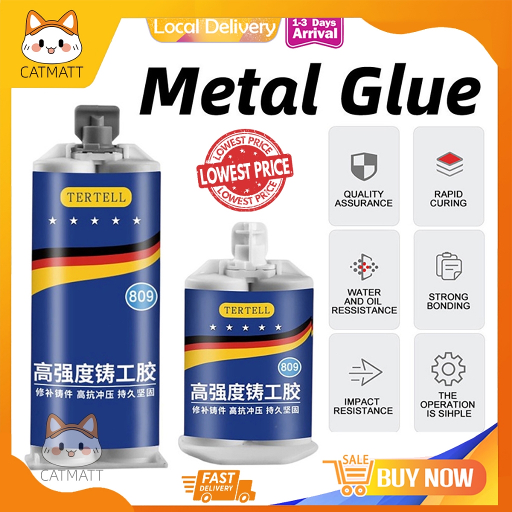COD Hard As Iron Metal Repairing Casting Adhesive Glue A+B Super Glue ...