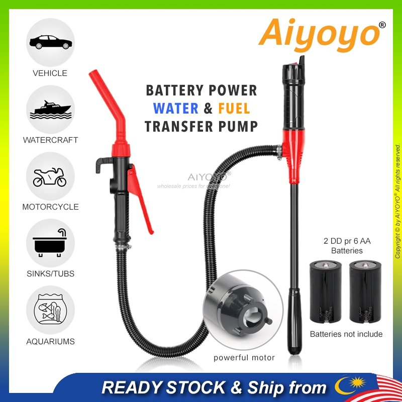 Liquid Transfer Pump Battery Operated Electric Fuel Transfer Pump ...