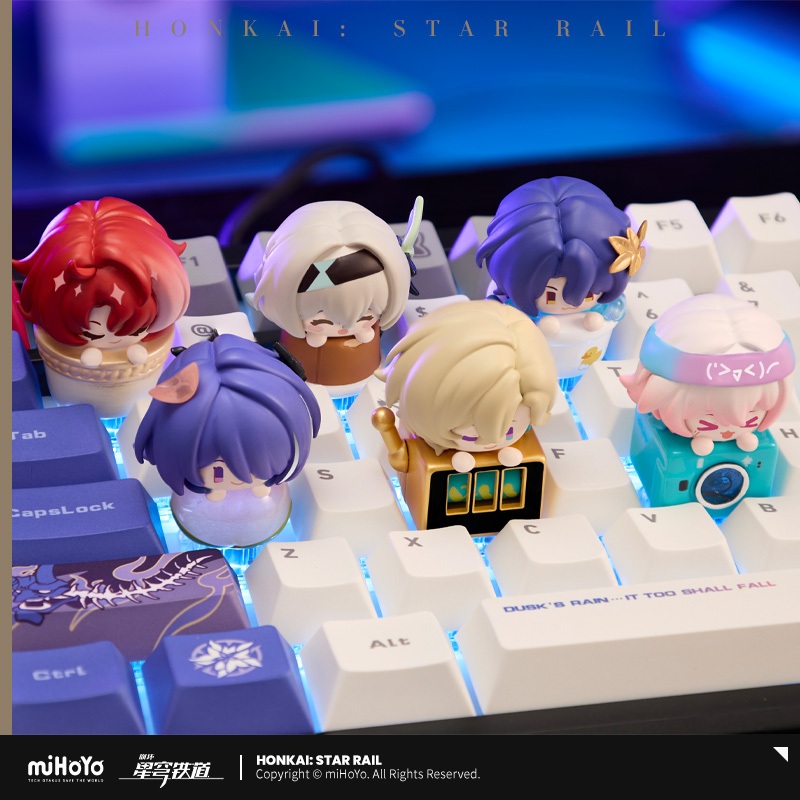 【Honkai: Star Rail】 Fingertip Keycaps - Blind Box Keyboard Keycap ...