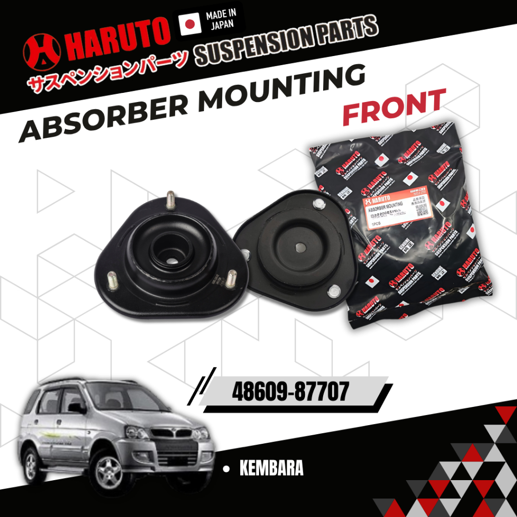 HARUTO GENUINE ABSORBER MOUNTING FRONT PERODUA KEMBARA (48609-87707 ...
