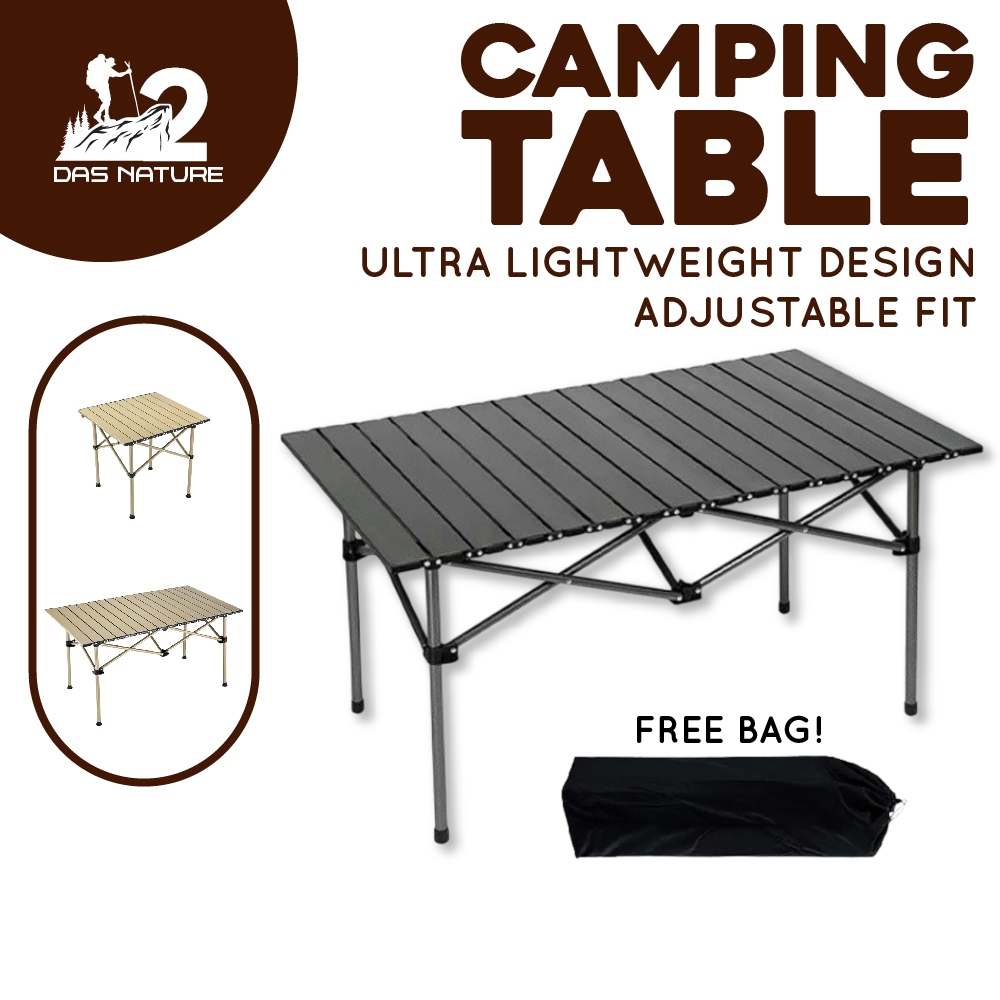 Camping Table set Meja Lipat Portable Outdoor Foldable Meja Camping ...