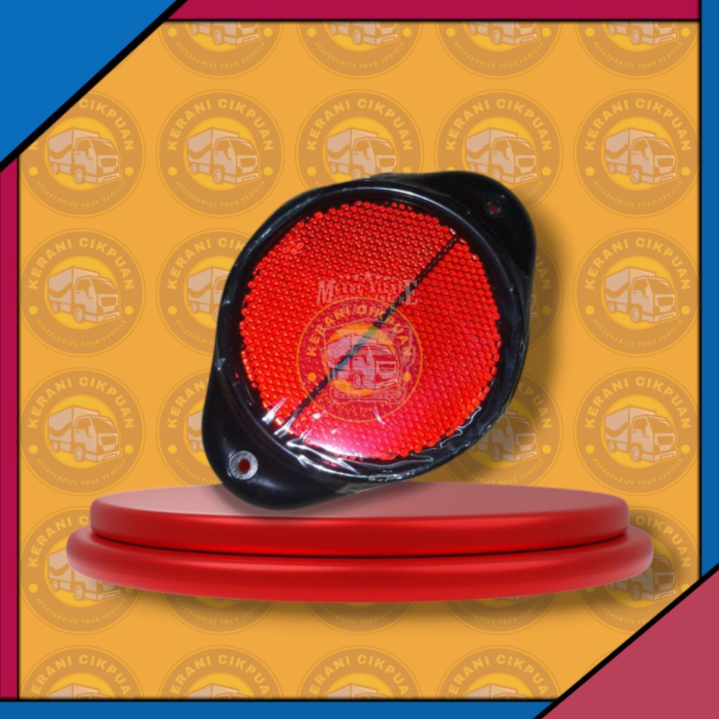 Universal 13cm 3.5 Inch Round Reflector for Truck Trailer Spare Parts ...