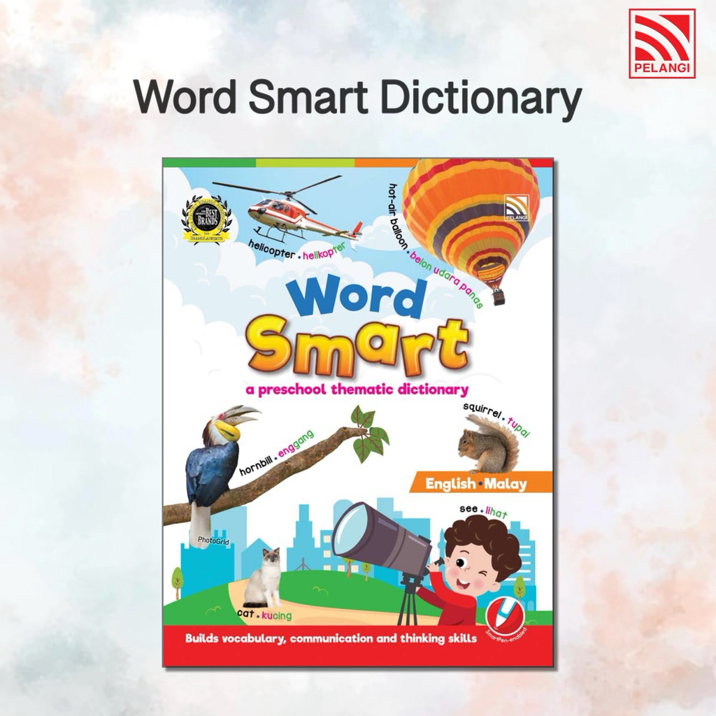 [MBO] Word Smart a Preschool Thematic Dictionary ( English - Malay ) | Shopee Malaysia