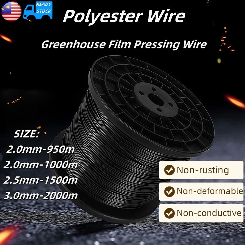 Tali Wire Poliester Plastik1.5-3Diameter mm/Pplant Wire/Kuat&Tahan Lama ...