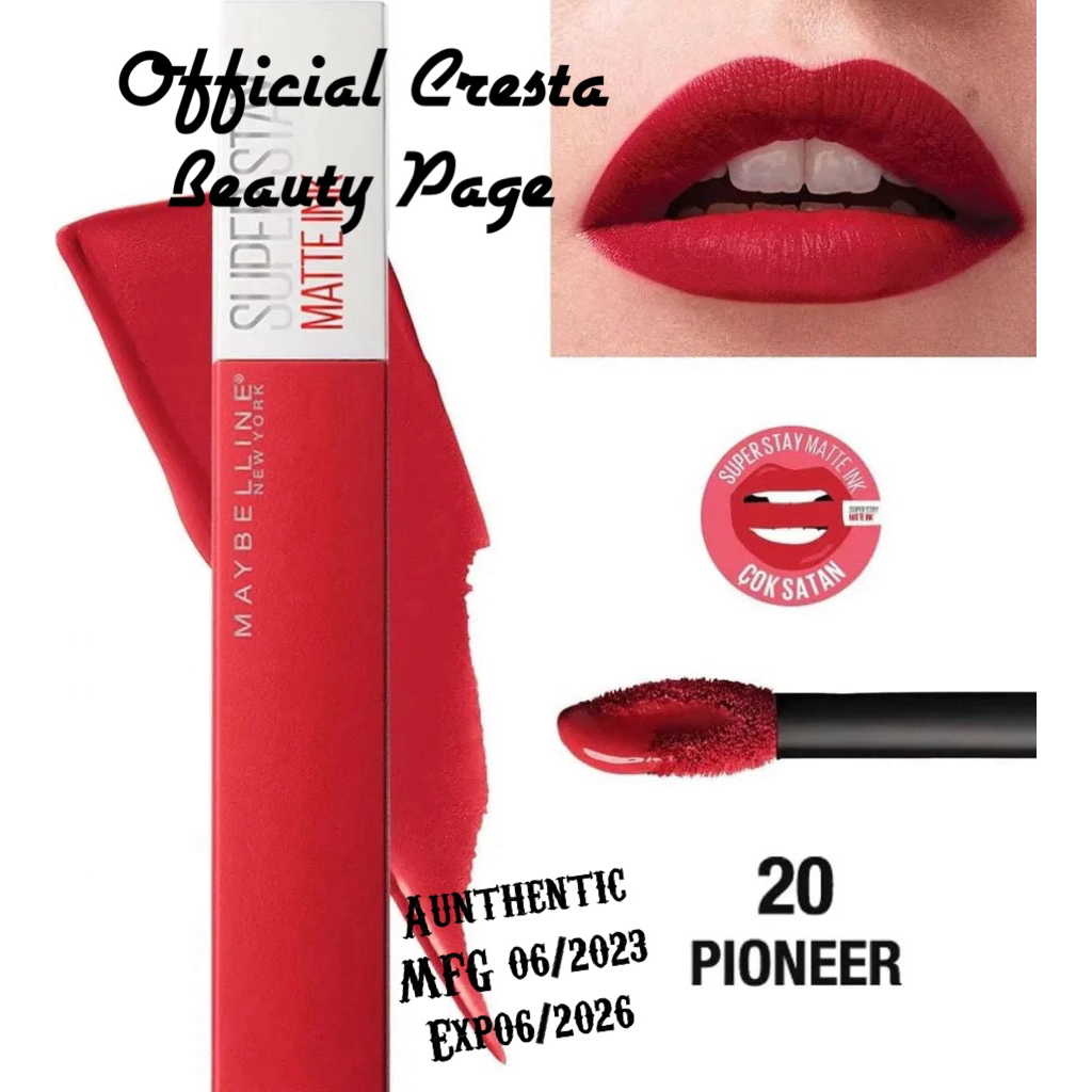 MAYBELLINE SUPERSTAY MATTE INK 20 Pioneer | Shopee Malaysia