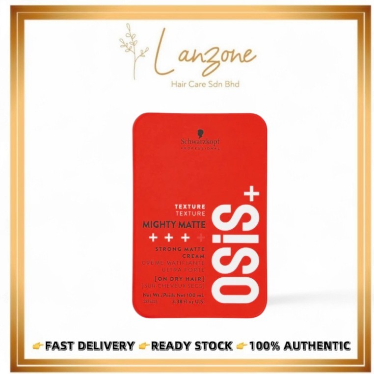 Schwarzkopf Osis+ Mighty Matte 100ml Gaya Rambut Matte / Schwarzkopf ...
