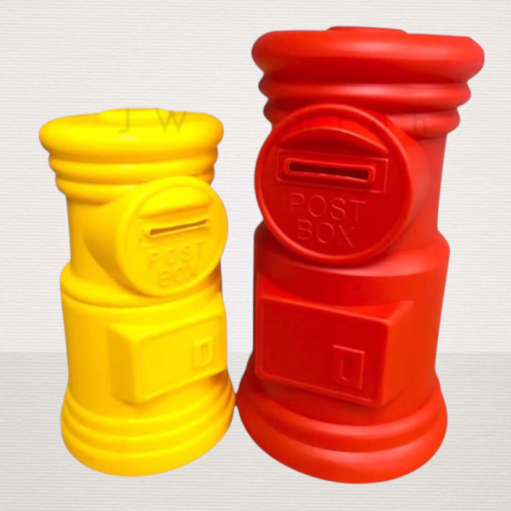 Kids Saving Coin Box Post Design - Tabung Plastik Simpan Wang Kertas ...
