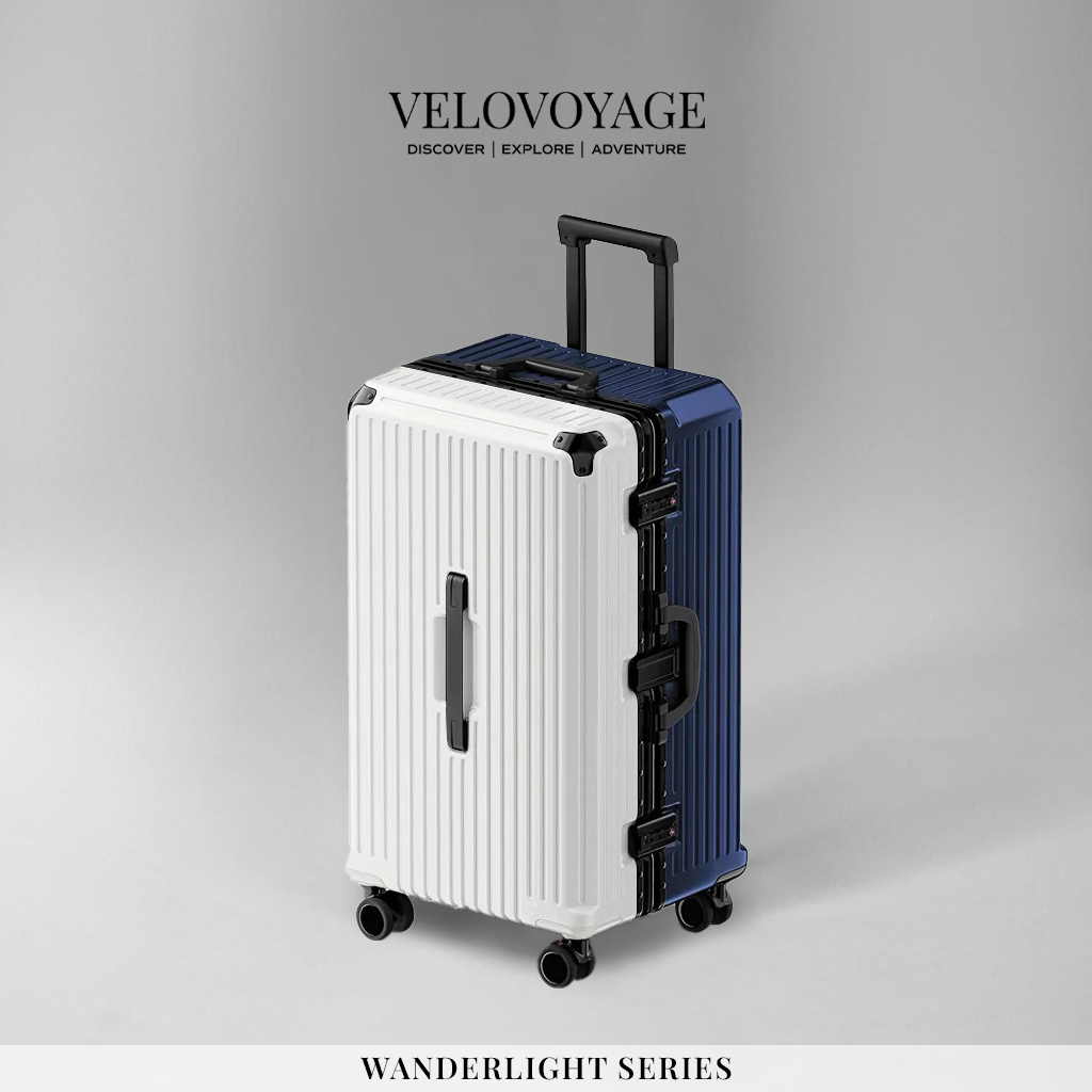 Velovoyage Wanderlight 32" Luggage - Blue/White | Shopee Malaysia