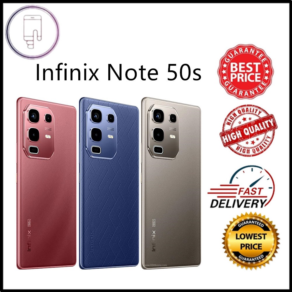 Infinix Note 50s 5G ( 8GB RAM+256GB ROM ) 6.78 inches Original 1 Year ...