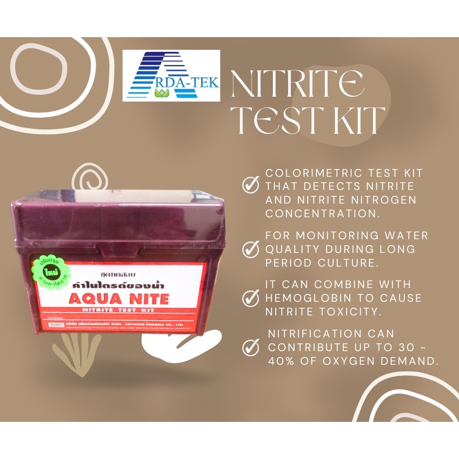 AQUA NITE / TEST KIT NITRITE / COLOMETRIC TEST KIT / MONITORING WATER ...