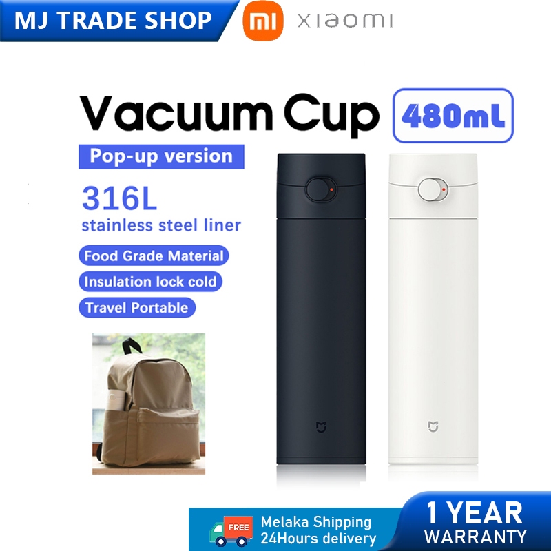Xiaomi Thermos Thermal 2 Vacuum Flask Cup Stainless Steel (480ml) Portable Thermos Thermal ...