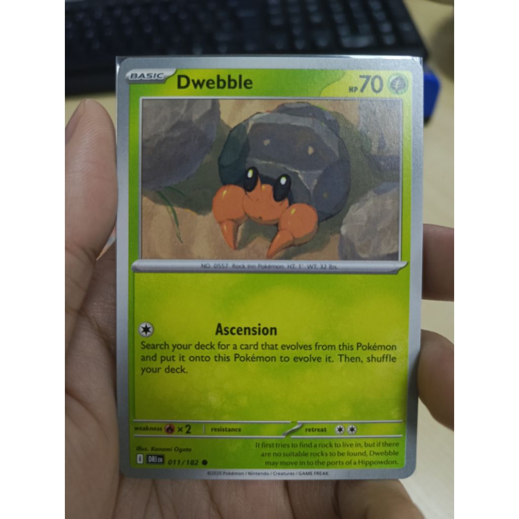 Pokemon TCG Dwebble Destined Rivals | Shopee Malaysia