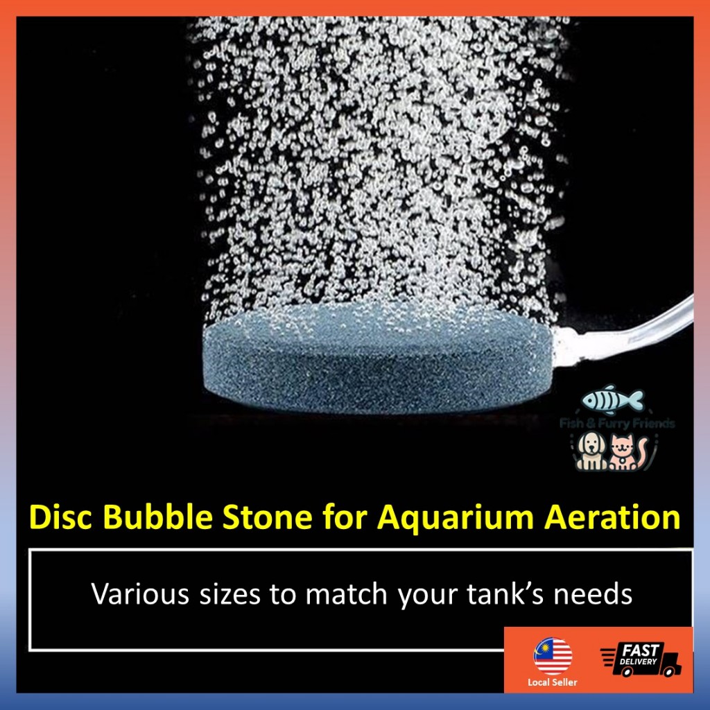 🔥 Ready Stock 🔥 Premium Round Bubble Air Stone Disc Aeration Batu ...