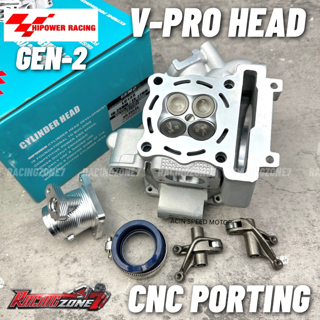 TERBARU 2025 Gen2 HI POWER Racing Y15 LC135 Super Head CNC Porting V ...