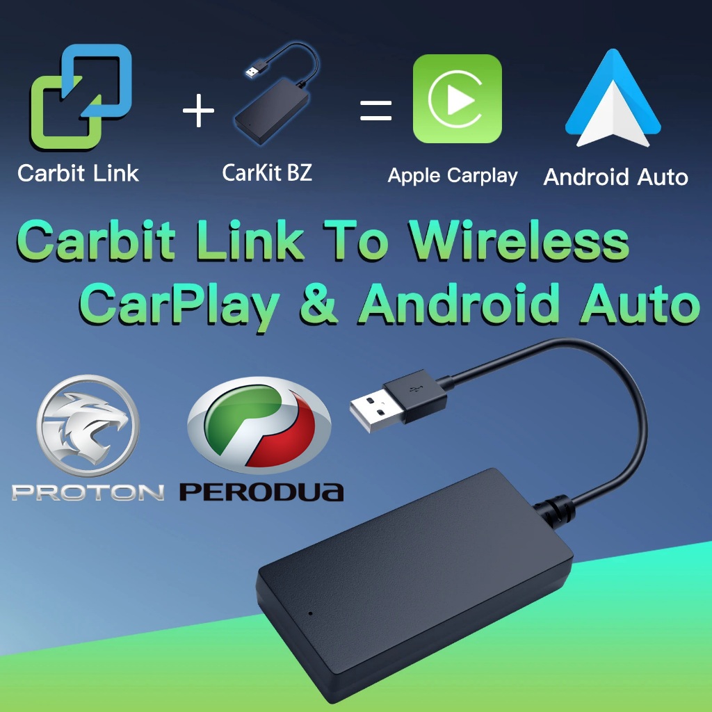 Carbitlink Smartlink EasyConnection To Wireless CarPlay Adapter Caraikt Proton X50 X70 S70 ...