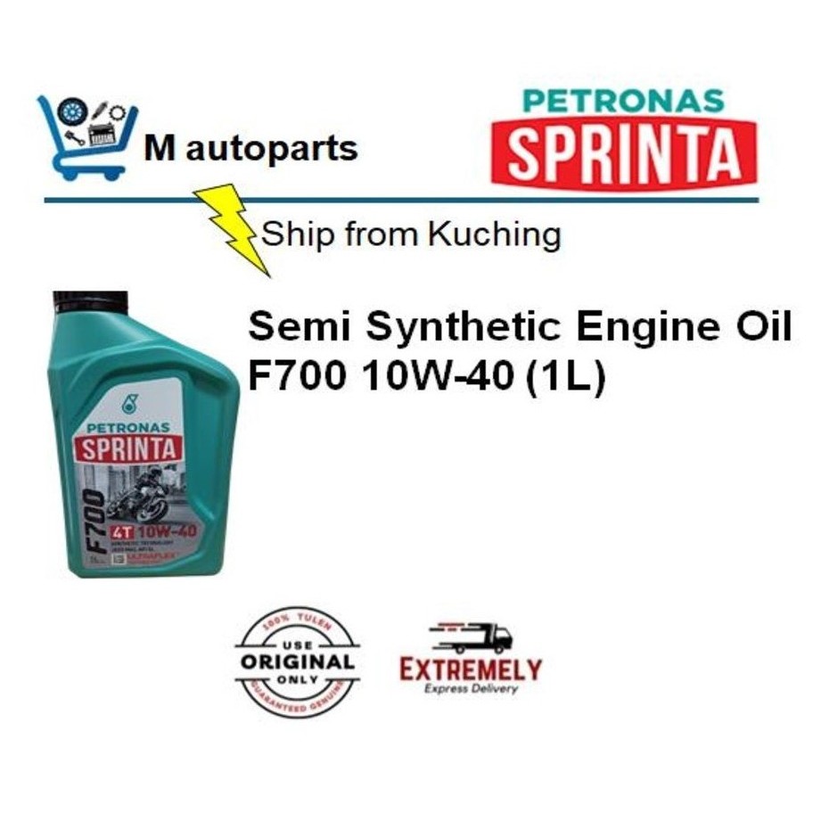[EM] PETRONAS Sprinta F700 10W-40 Semi Syn Minyak Enjin Moto 10W40 F700 ...