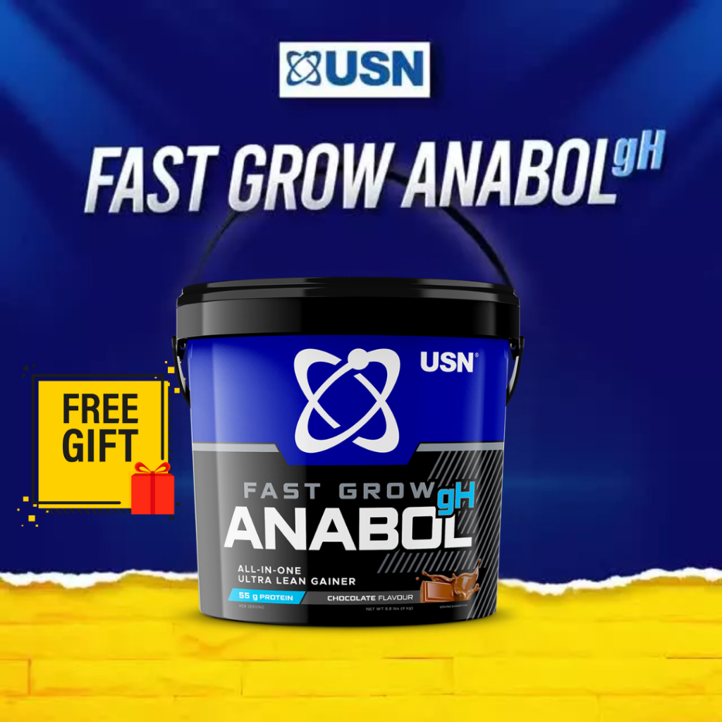 USN Fast Grow All-In-One Anabolic gH 4kg - Lean Muscle Weight Gainer ...