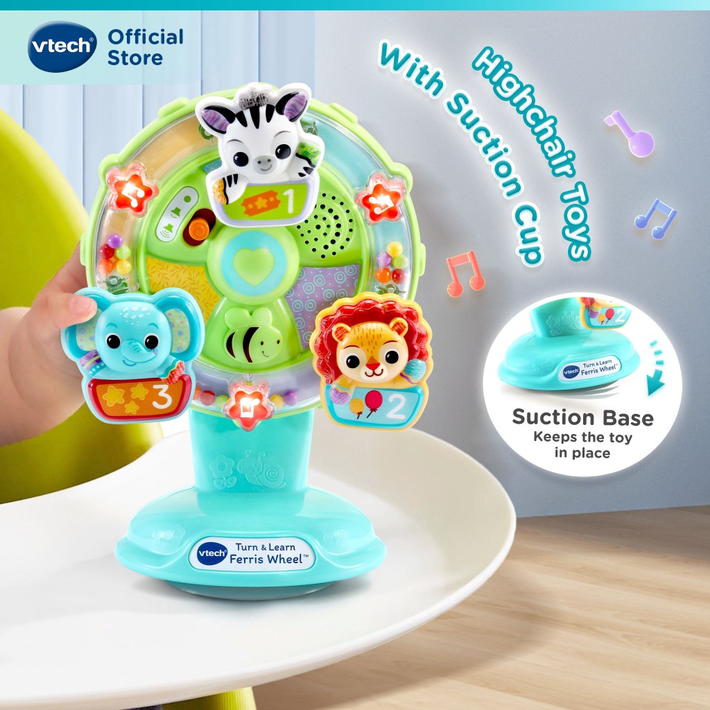 Vtech Official Store High Chair Spin Discover Ferris Wheel Early ...