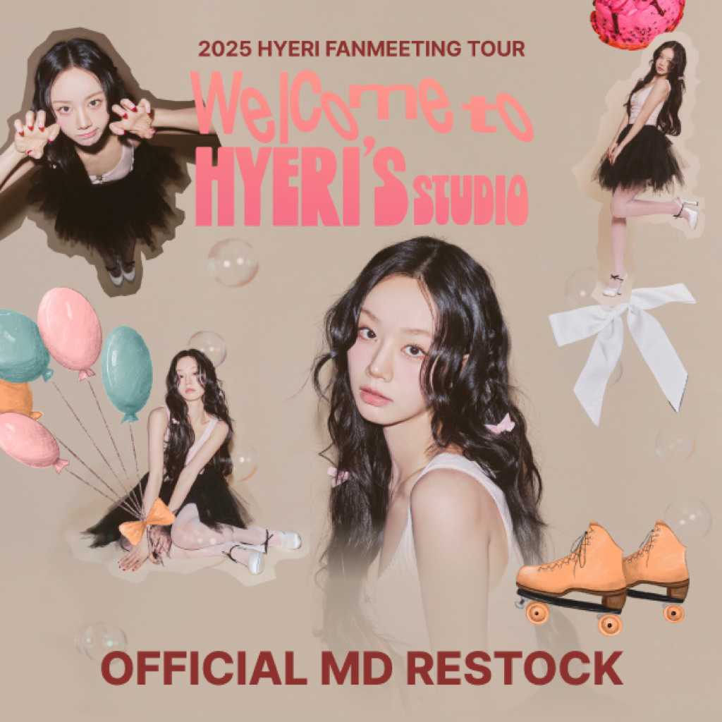 Pre-Order | Hyeri 2025 Fanmeeting Tour [Welcome To Hyeri’s Studio] in Seoul Official 1st MD ...