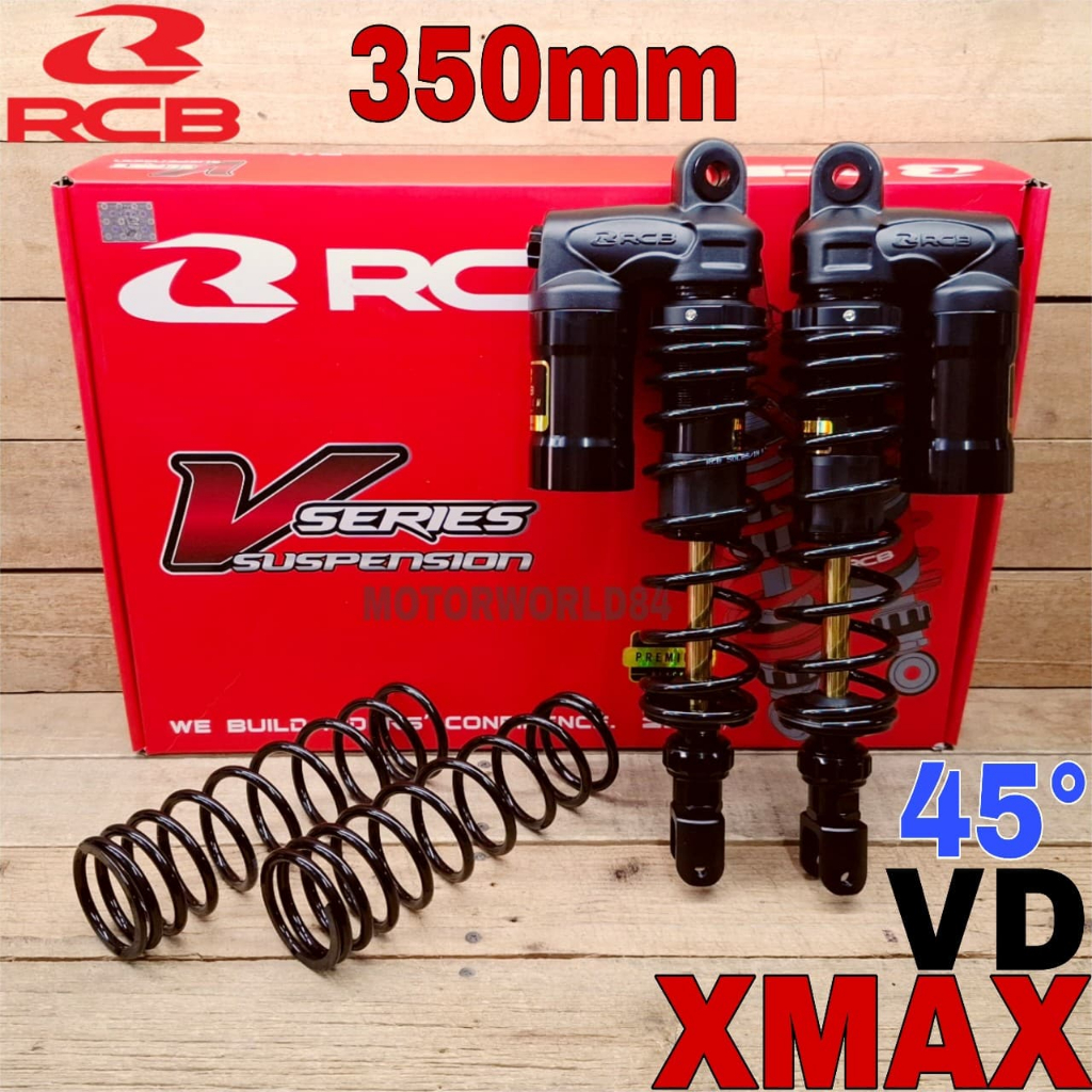 RCB ABSORBER YAMAHA XMAX VD SERIES BLACK GOLD HITAM EMAS SILVER RACING ...