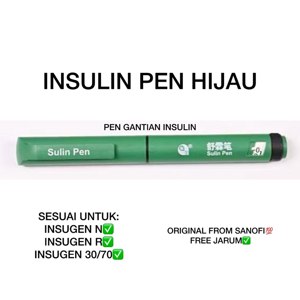 INSULIN PEN HIJAU / INSUPEN | Shopee Malaysia