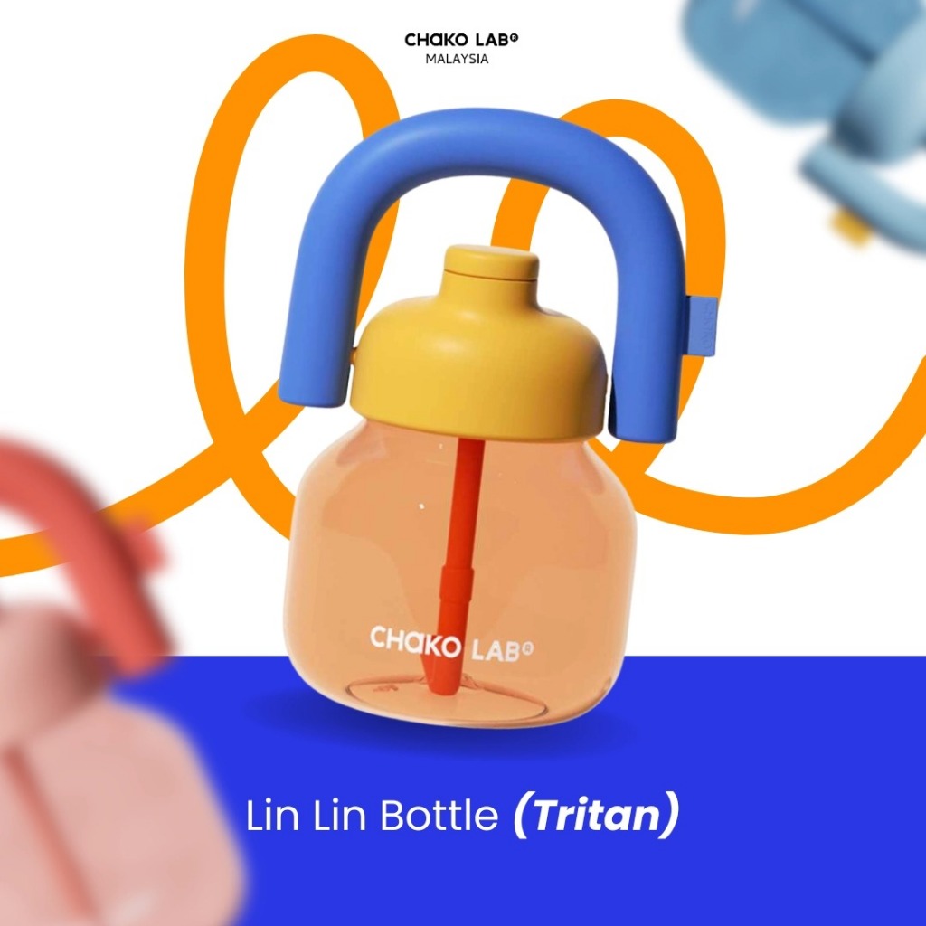 100% ORI CHAKO LAB BOTOL LIN LIN (TRITAN) | Shopee Malaysia