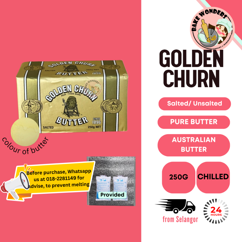 [ Chill ] Golden Churn Butter Golden Churn Salted Butter Golden Churn ...