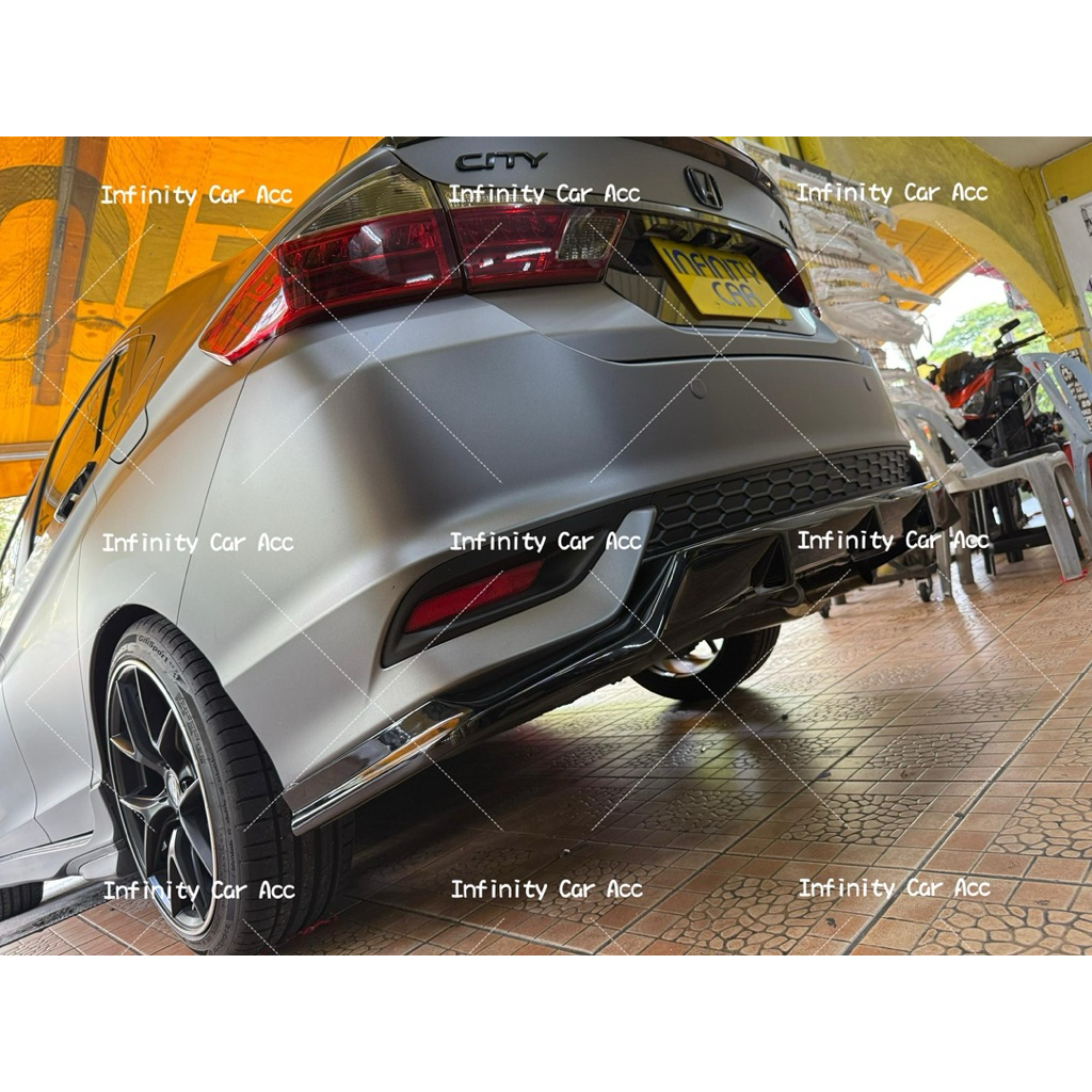 Honda City Gm6 Facelift FL 2017-2020 Lafiga Rear Diffuser Pu | Shopee ...