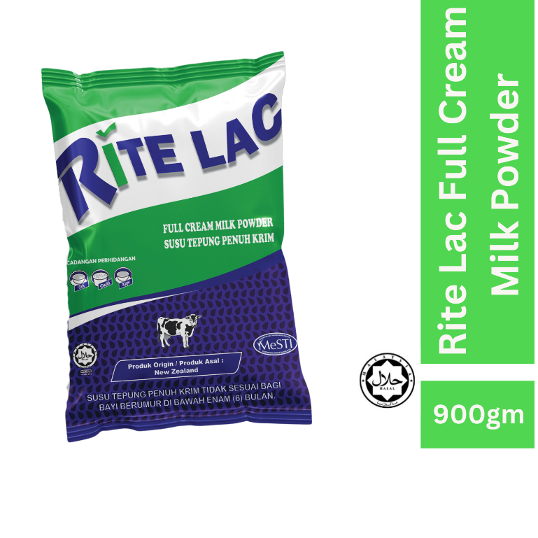 rite lac milk powder full cream 900g حليب بودرة كامل الدسم رايت لاك ...