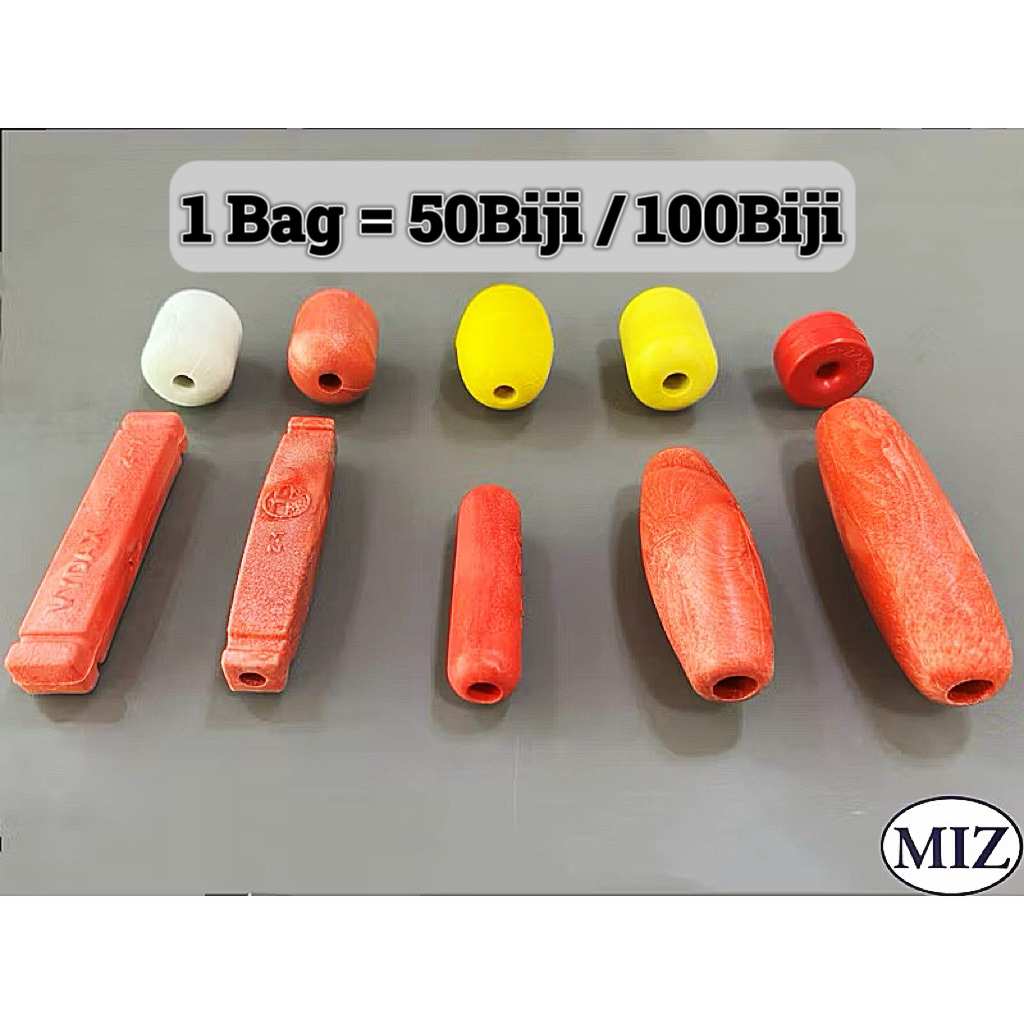 1 Bag = 50 Biji / 100 Biji Y3 Y2 Y5 Y8 Z-1 Apollo Pelampung Pukat Ikan ...