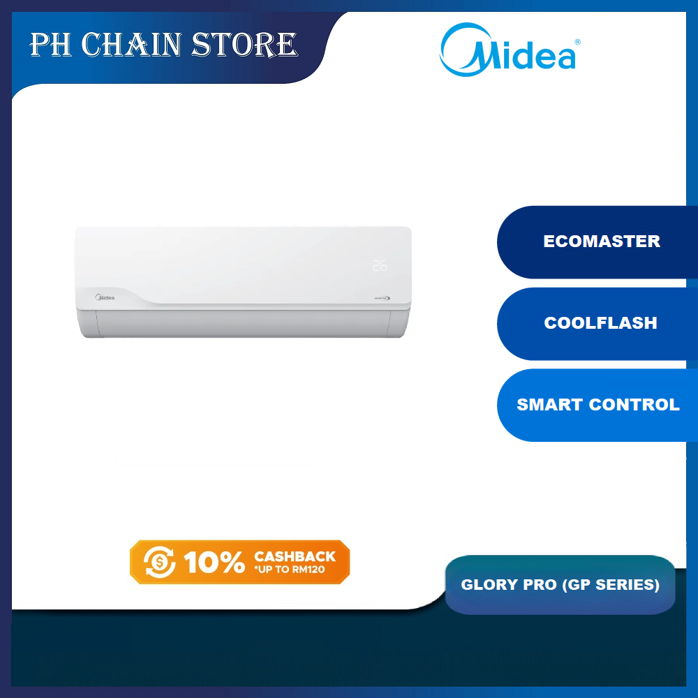 MIDEA MSGP SERIES 1.0HP - 2.5HP GLORY PRO INVERTER AIR CONDTIONER ...