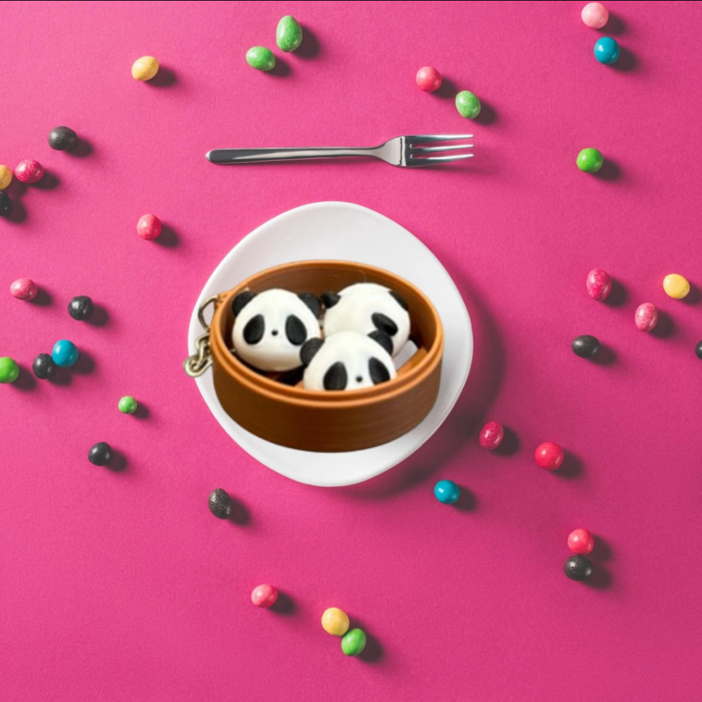 Panda Bun Fidget Keychain (Dim Sum) | Shopee Malaysia
