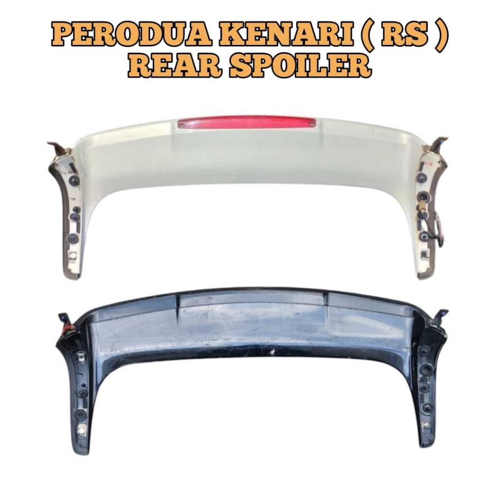 🇯🇵🇯🇵 Rear Spoiler Perodua Kenari (RS) Rear Bonnet Spoiler / Tail Gate ...