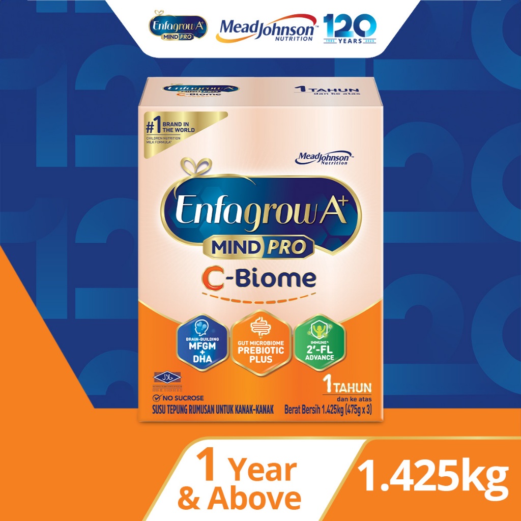 Enfagrow A+ MindPro Step 3 1.425kg C-Biome Milk Formula Powder (C ...