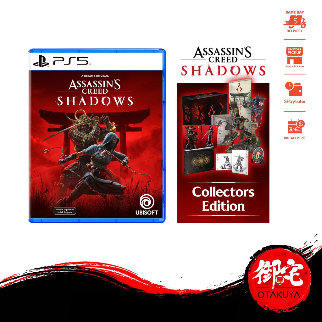 【NEW ARRIVAL】PS5 Assassin's Creed Shadows Standard / Collector's Edition (English Version ...
