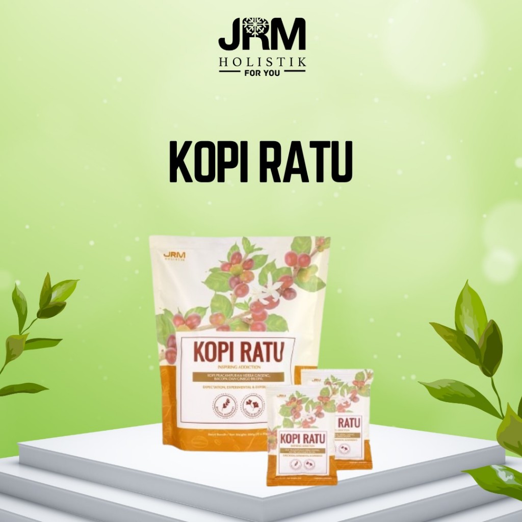 JRM Kopi Ratu | Original HQ | Ready Stok | 15 x 20g | Shopee Malaysia