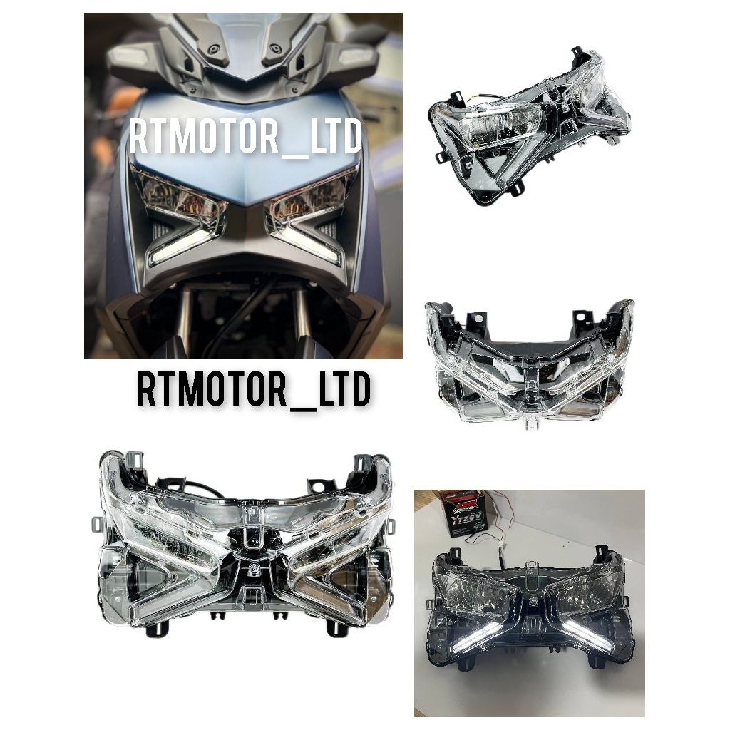 YAMAHA XMAX V2 2ND VERSION HEAD LAMP ASSY LED STANDARD LAMPU BESAR ...