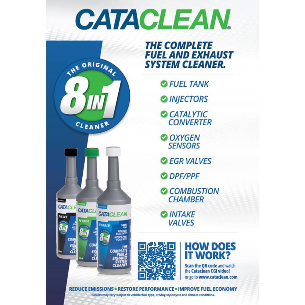 CATACLEAN PETROL / DIESEL / HYBRID CLEANER FOR CATALYTIC CONVERTER ...