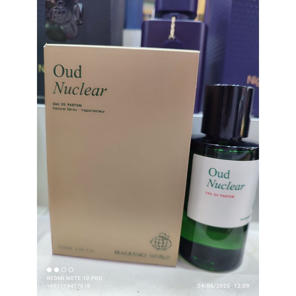 Parfum Oud Nuclear by Fragrance World Eau de Parfum 100ml | Shopee Malaysia