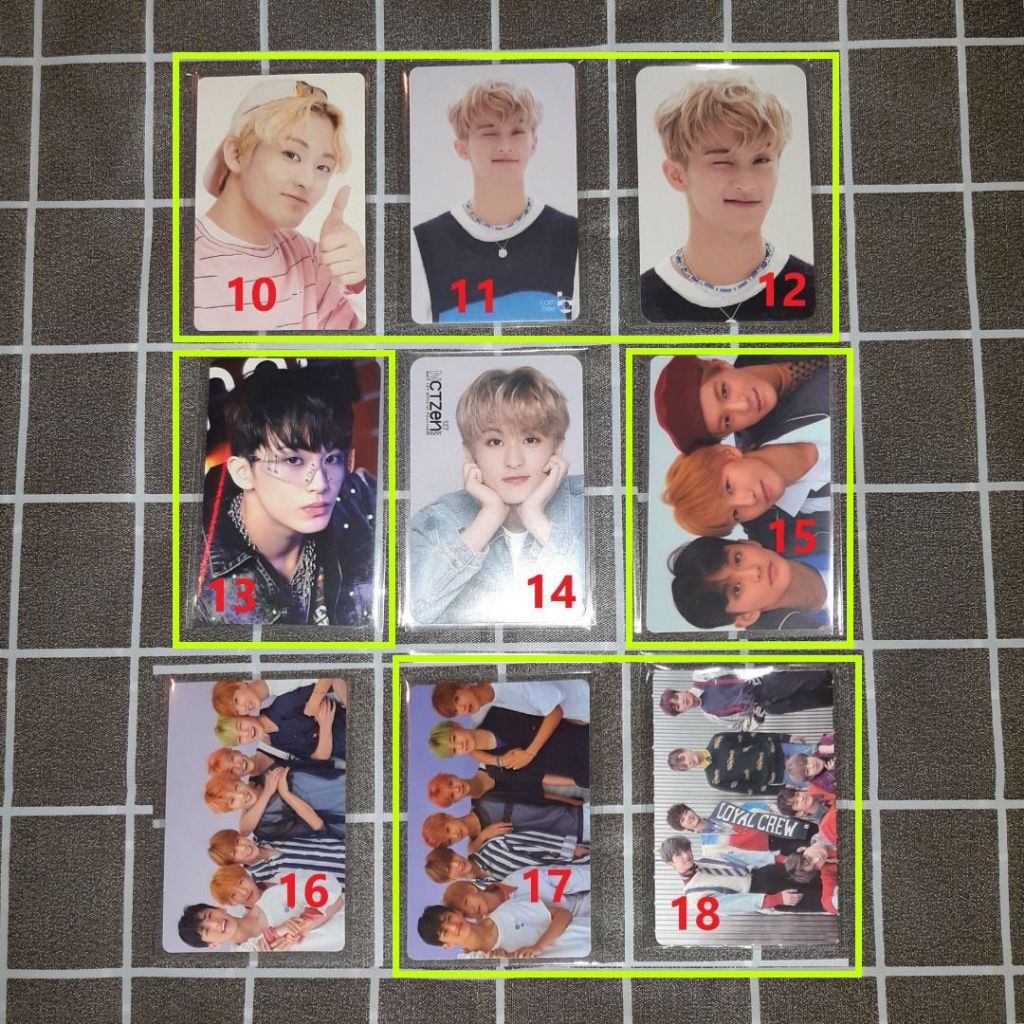 ON HAND NCT SUPERM MARK LEE NCT DREAM OT7 RENJUN JENO HAECHAN JAEMIN ...