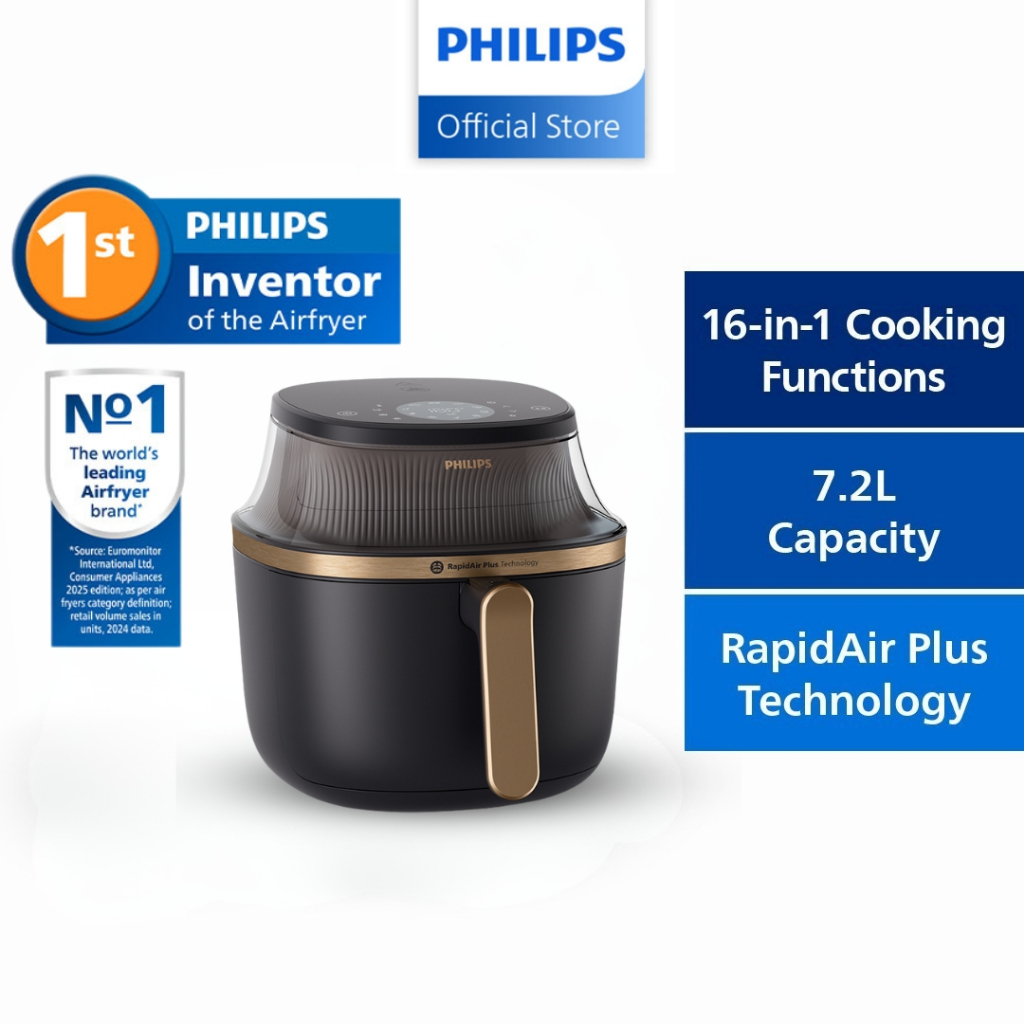 Philips NA342 | 16-in1 Airfryer | 7.2L | RapidAir PLUS Tech - Faster ...