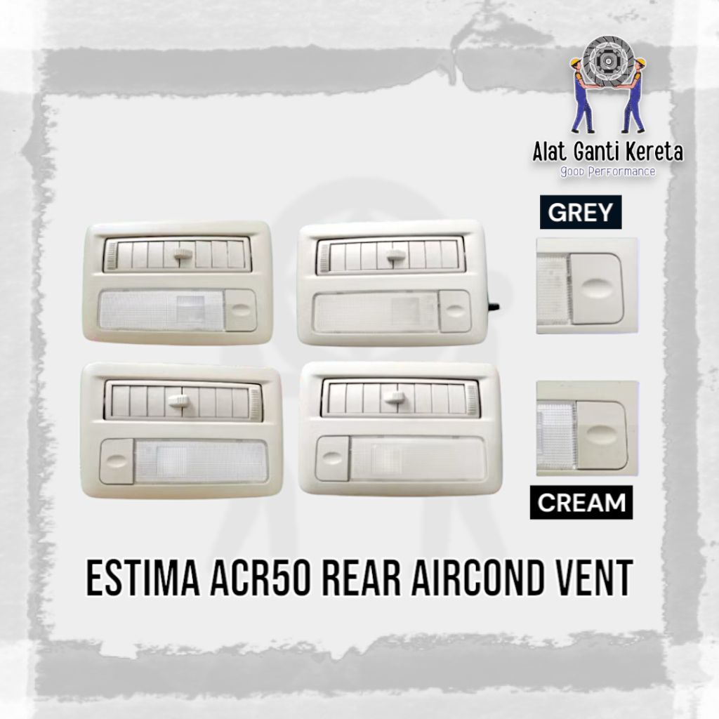 Toyota Estima Previa ACR50 GSR50 Roof Lamp With Roof Air Cond Vent ...