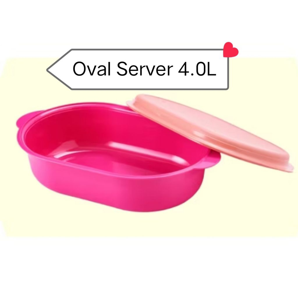 Tupperware Oval Server 4.0L | Shopee Malaysia