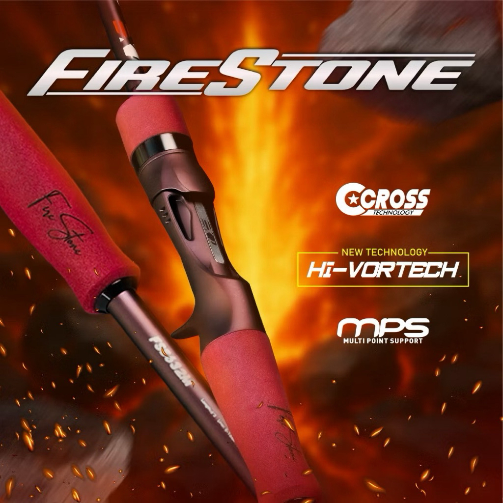 EXP FIRESTONE ROD 2 PCS Fishing Rod Bait Casting BC Spinning 6"0~7"0 ...