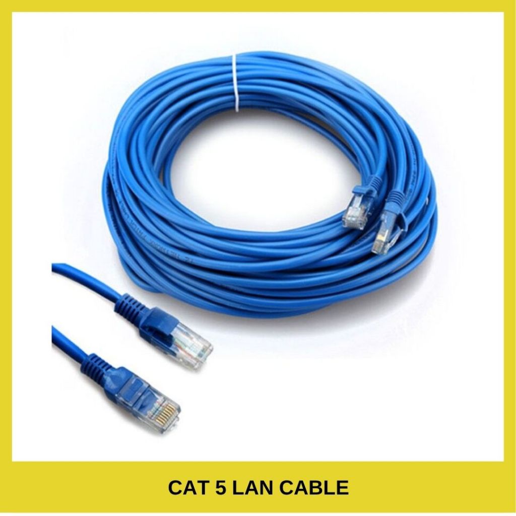 3M/5M/10M/15M RJ45 CAT5 Ethernet LAN Network Cable | Shopee Malaysia