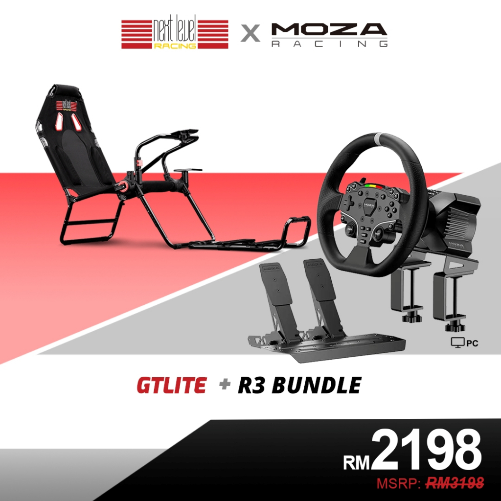 NEXT LEVEL RACING X MOZA RACING | R3 / GTLITE RACING COCKPIT | RACING ...