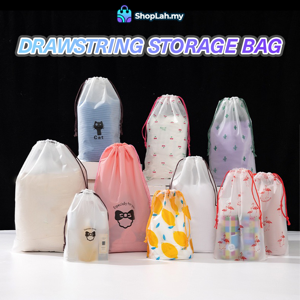 【𝗔𝗡𝗧𝗜-𝗙𝗢𝗨𝗟𝗜𝗡𝗚】Drawstring Organizer Waterproof Cloth Clothes Storage Bag ...